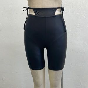 Shorts | Cut Out Side Ties Biker Shorts | Poshmark